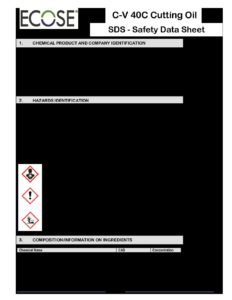 ecose_c-v_40c_cutting_oil_sds – Nu-Tier Brands